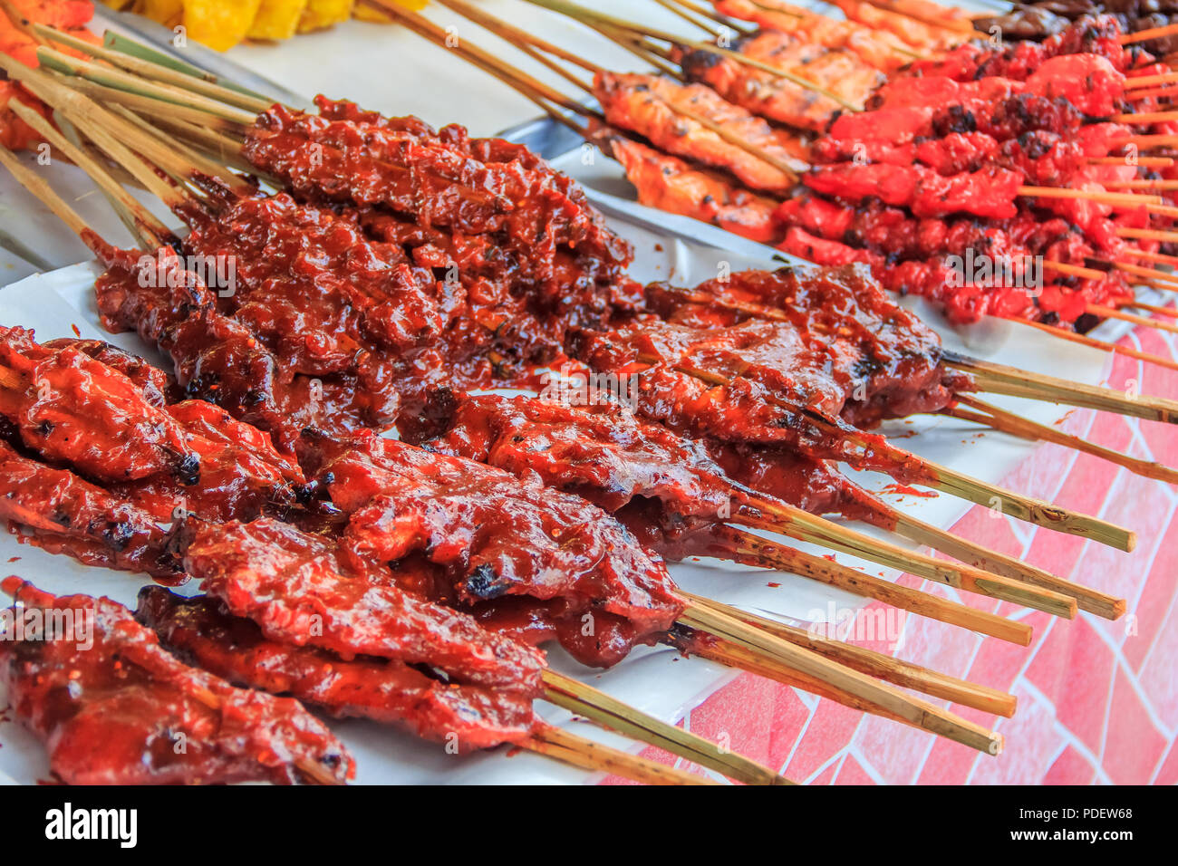 Local street food at the Market in Krabi Town, Thailand Stock Photo - Alamy