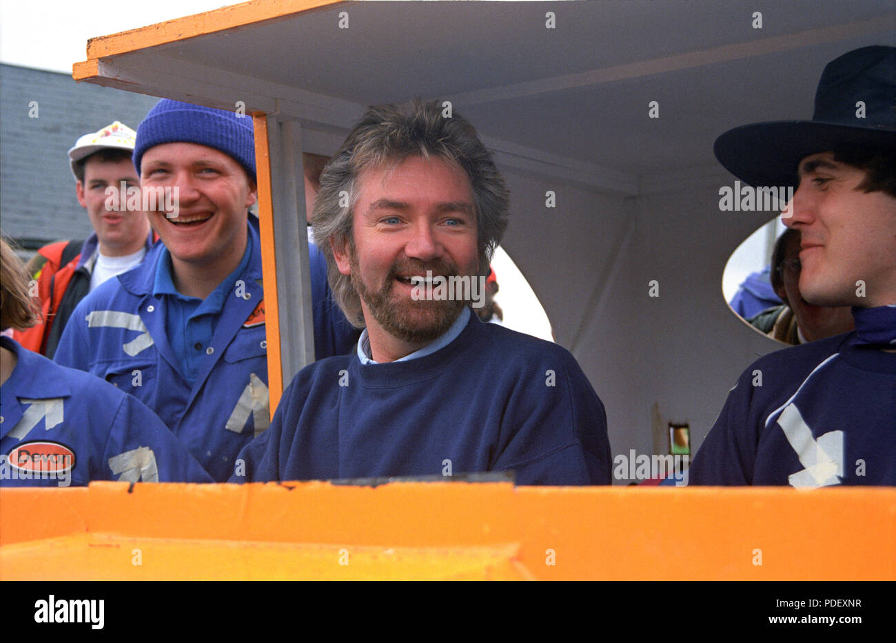 Television Celebrity Presenter and gameshow host Noel Edmonds wearing ...