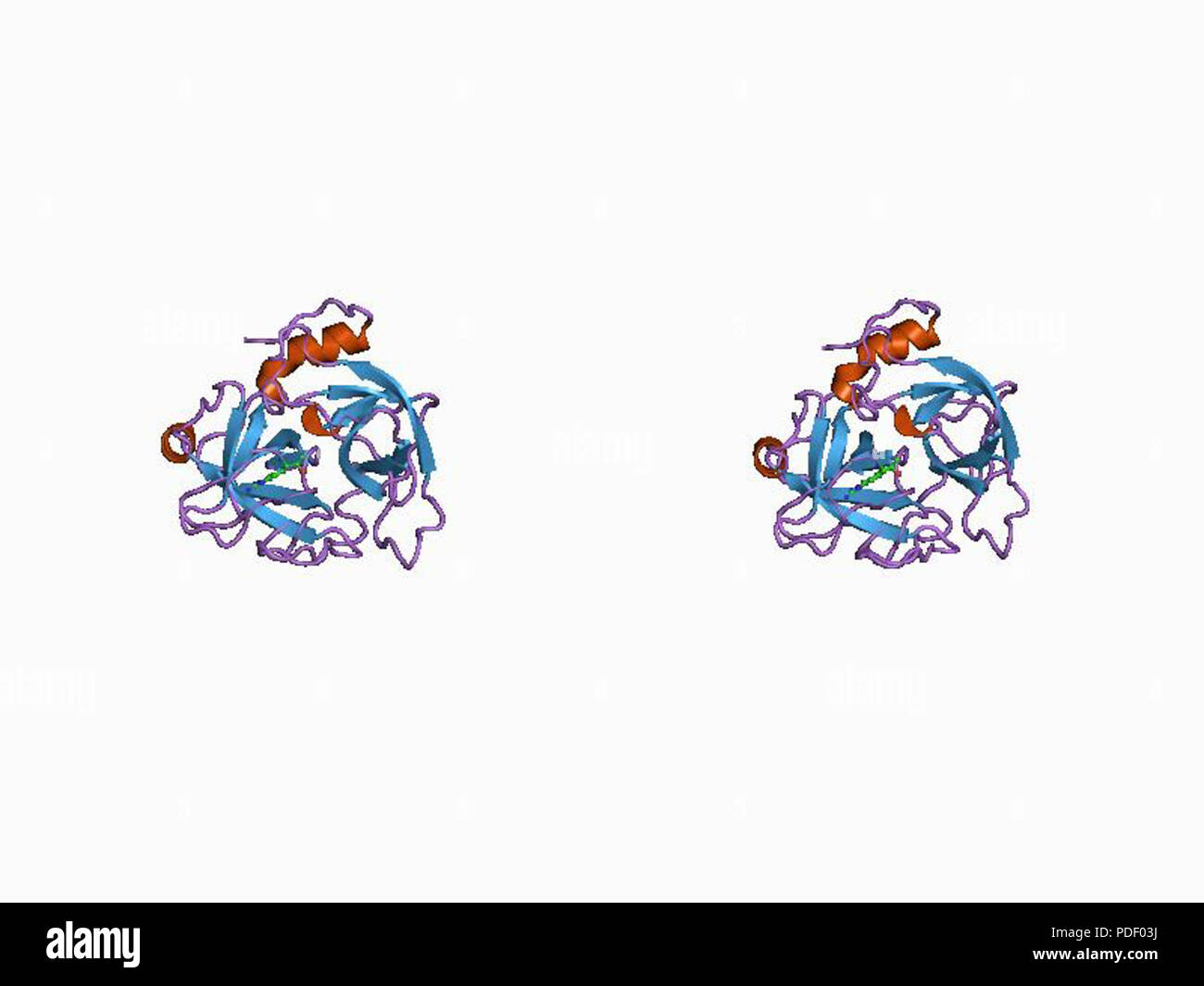 14 PDB 1bqy EBI Stock Photo - Alamy