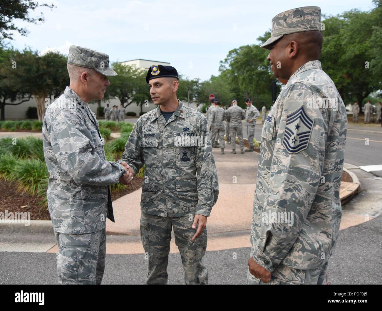 U.S. Air Force Maj. Jonathon Murray, 81st Security Forces Squadron ...
