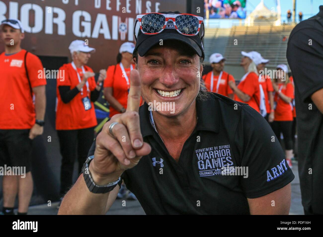 U.S. Army Sgt. 1st Class Heather Moran, Team Army Competitor, poses for ...