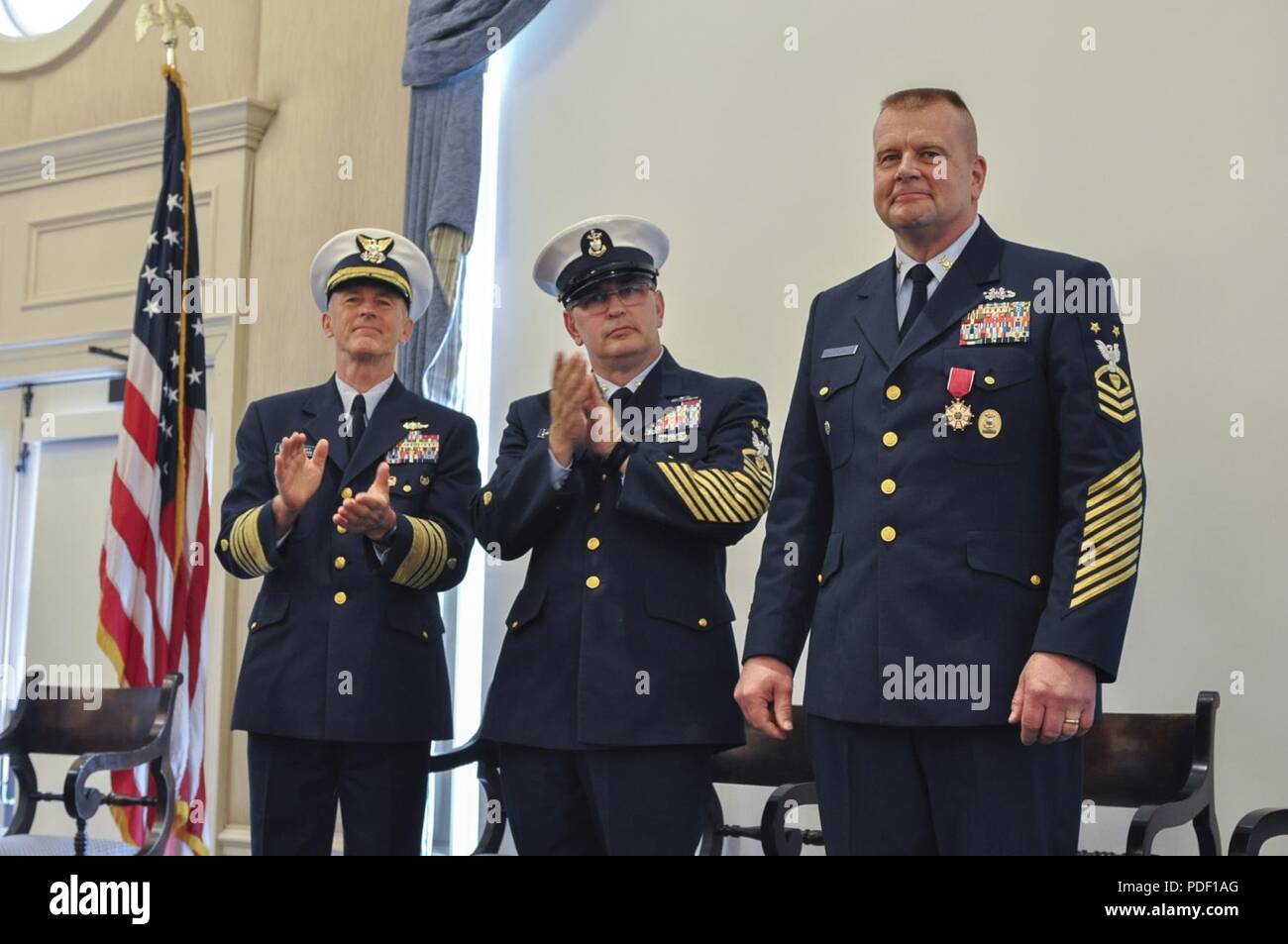 Master chief petty officer of the coast guard mcpocg hi-res stock ...