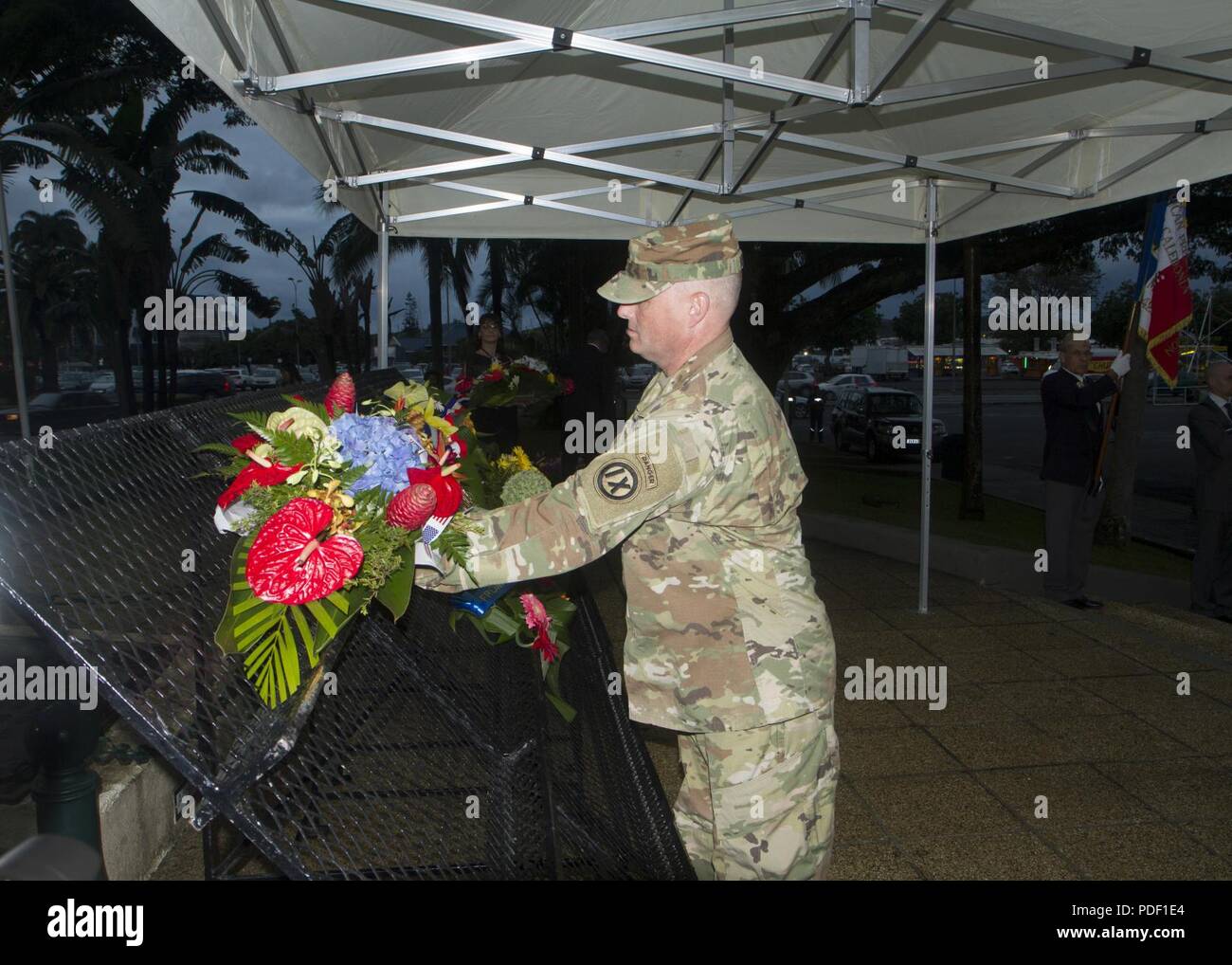 NOUMEA, New Caledonia - Brigadier General Douglas Anderson, commanding ...