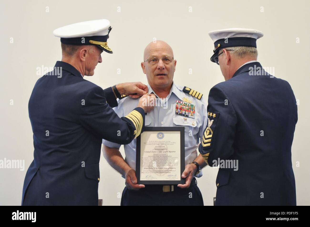 Coast Guard Commandant Adm. Paul Zukunft and Master Chief Petty Officer ...