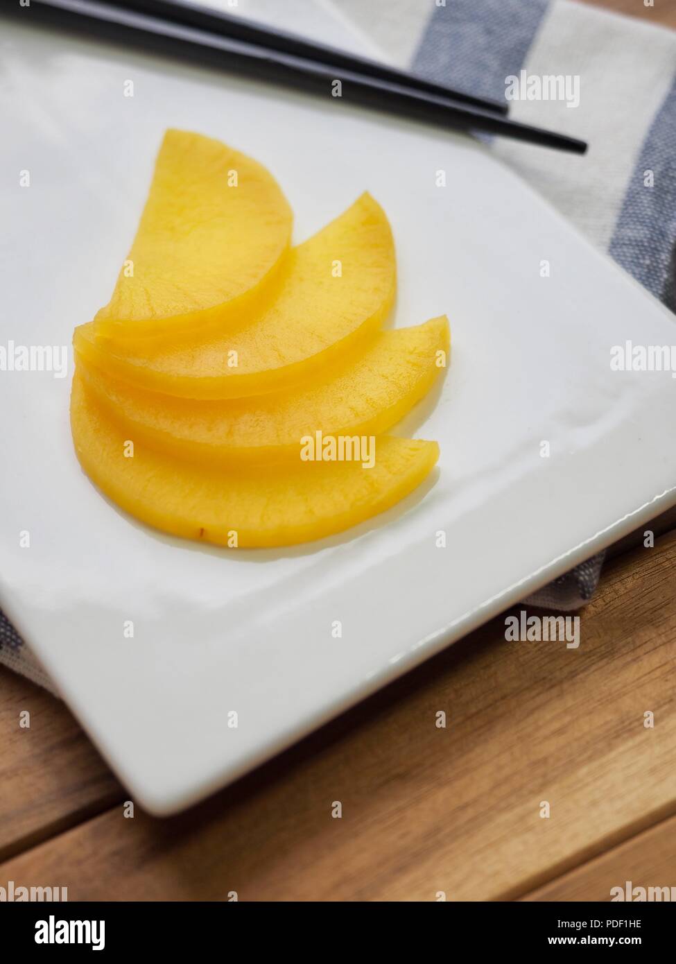 Quick And Easy Danmuji Recipe These Korean Yellow Pickled