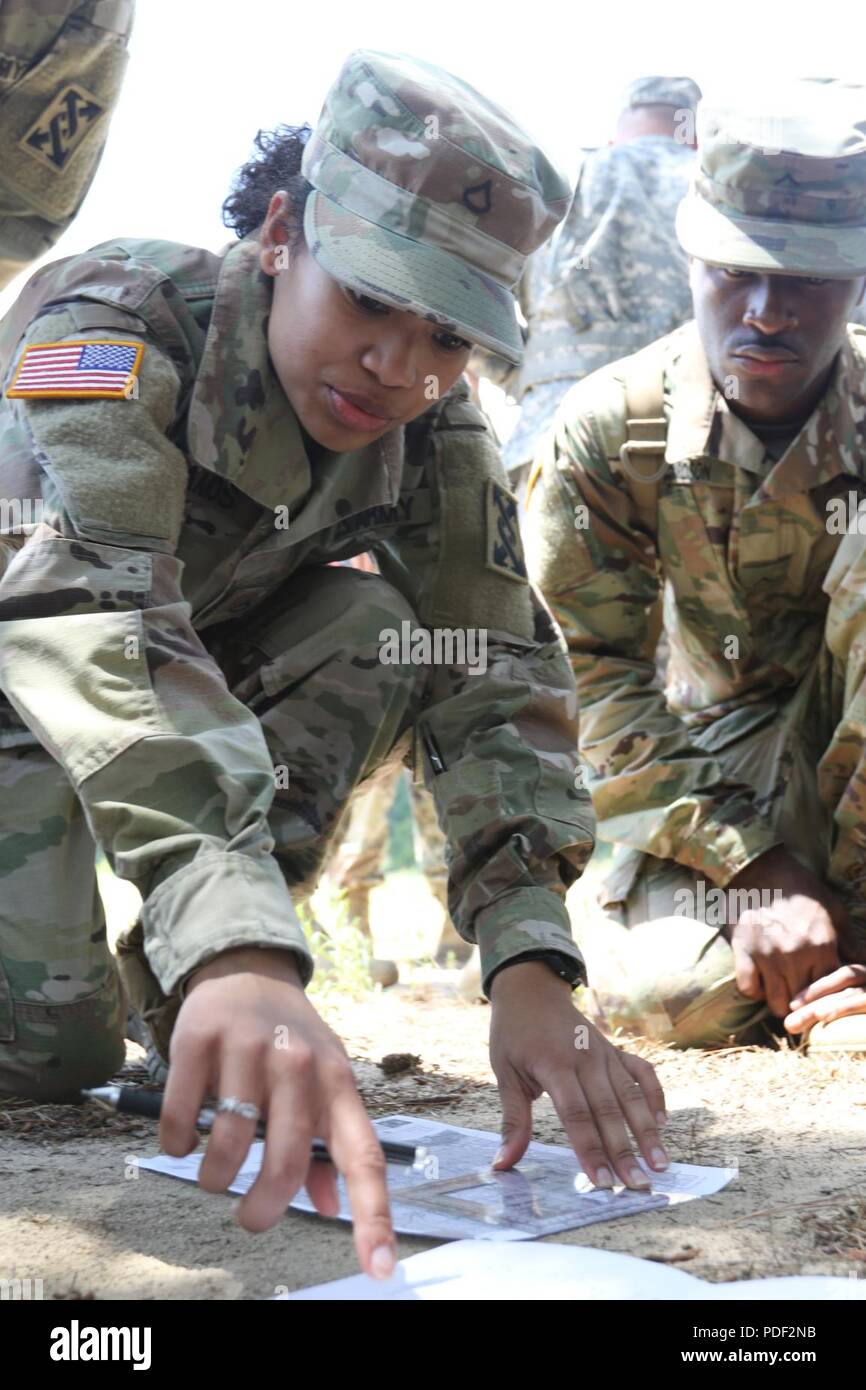 U.S. Army Pfc. Tanganika S. Ramos of Albany, Ga., a military police ...