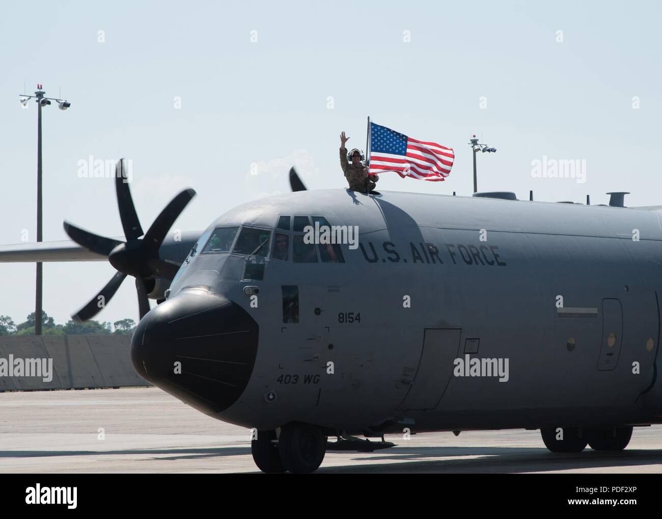 Air Force reservists with the 403rd Wing, Keesler Air Force Base ...