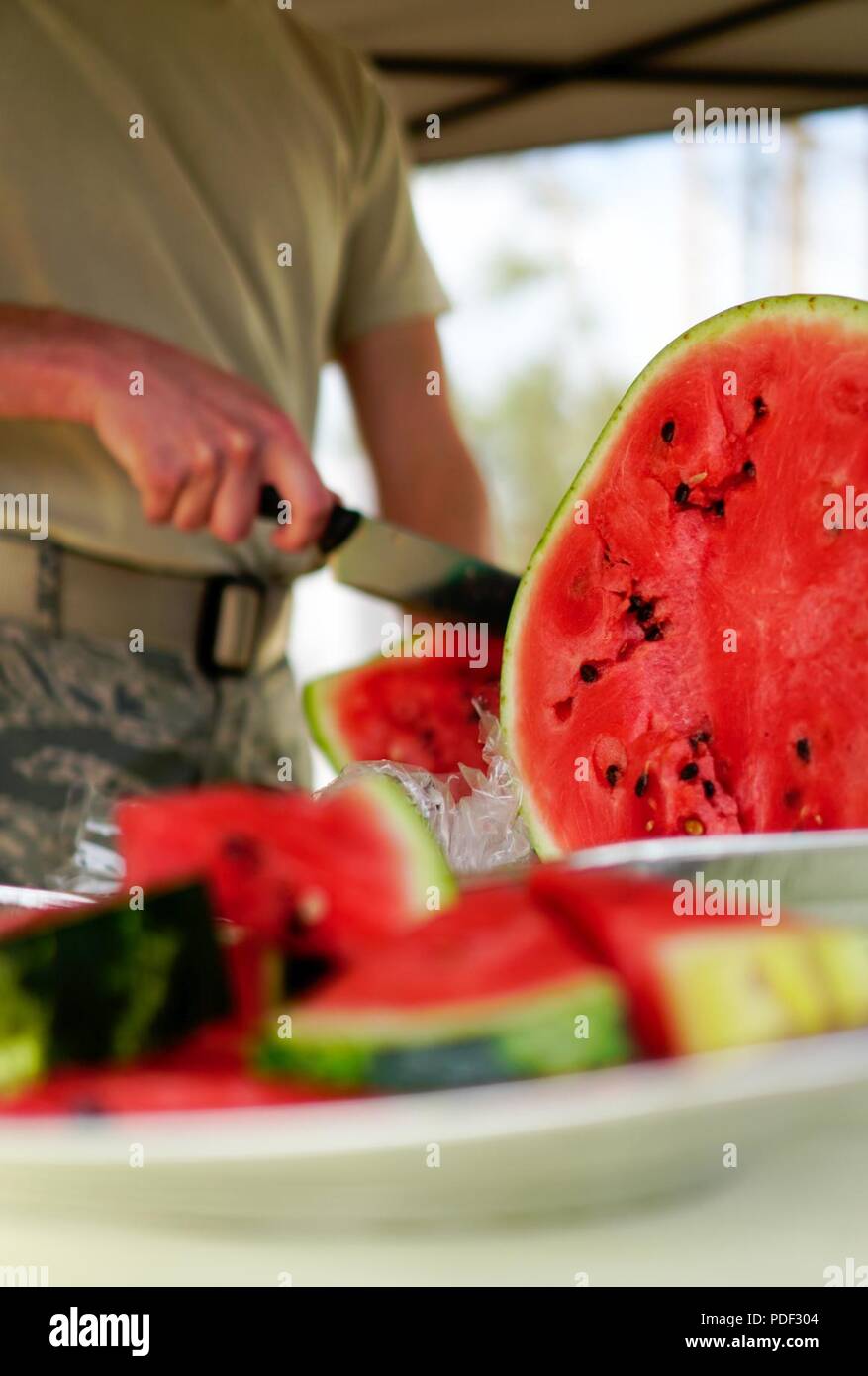 Members from the 134th Air Refueling Wing Civil Engineer Squadron ...