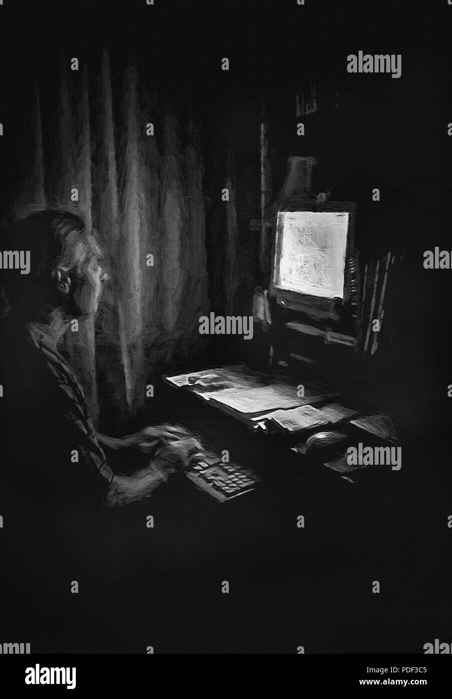 Slow working Black and White Stock Photos & Images - Alamy