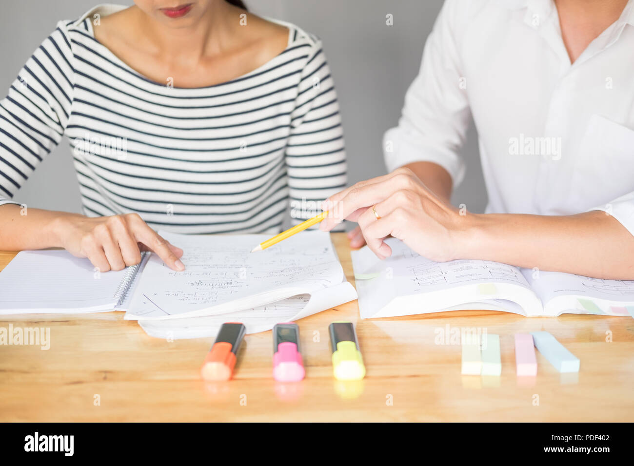 woman learn and teach tutor concept education helping each other ...