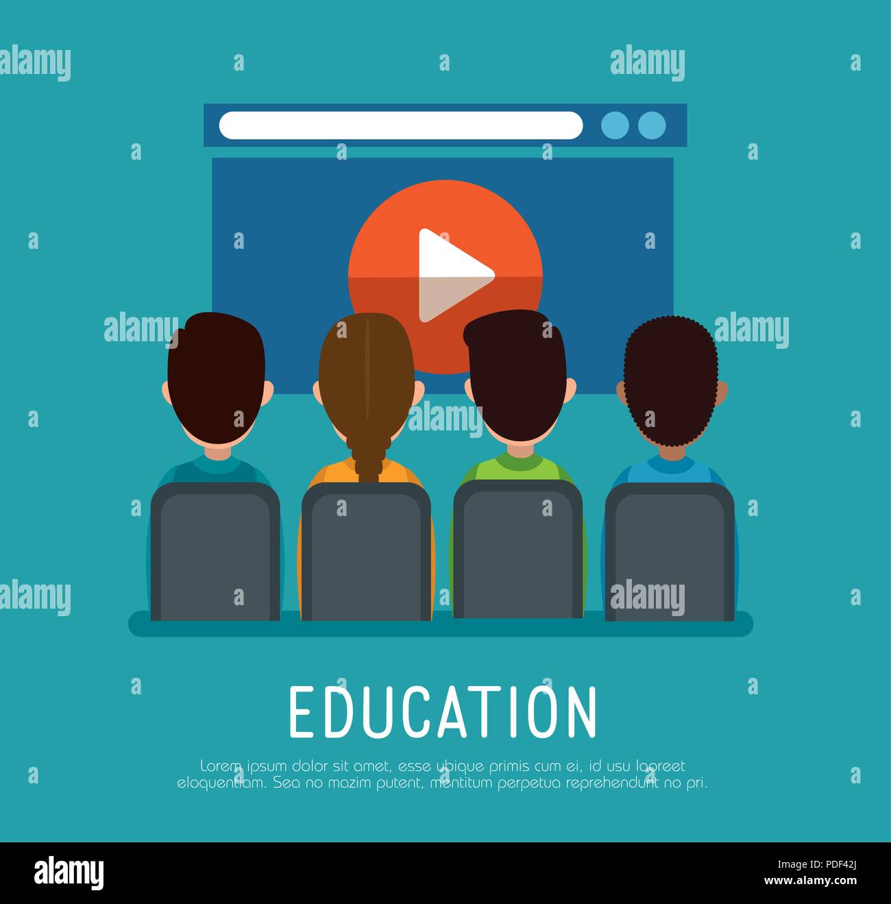 Group courses Stock Vector Images - Alamy