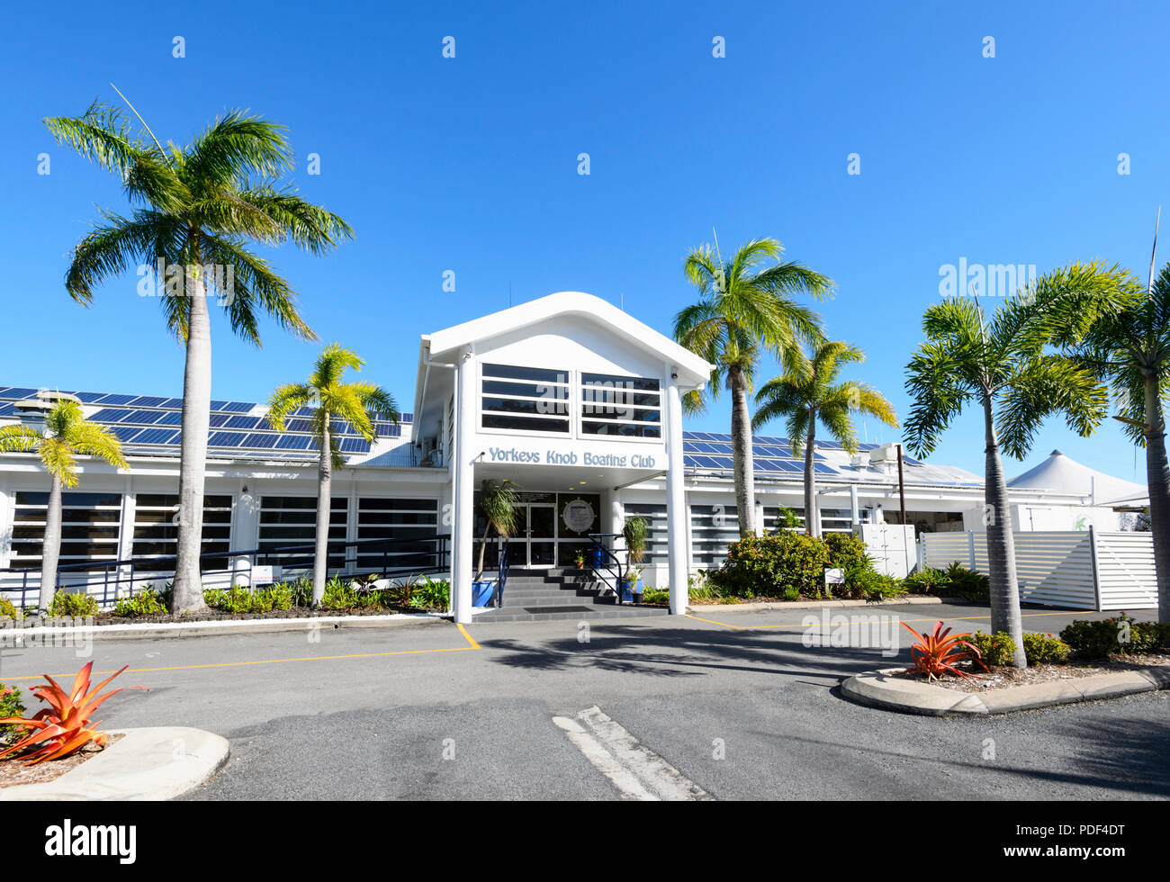 Entrance to the Yorkeys Knob Boating Club, Cairns Northern Beaches, Far ...