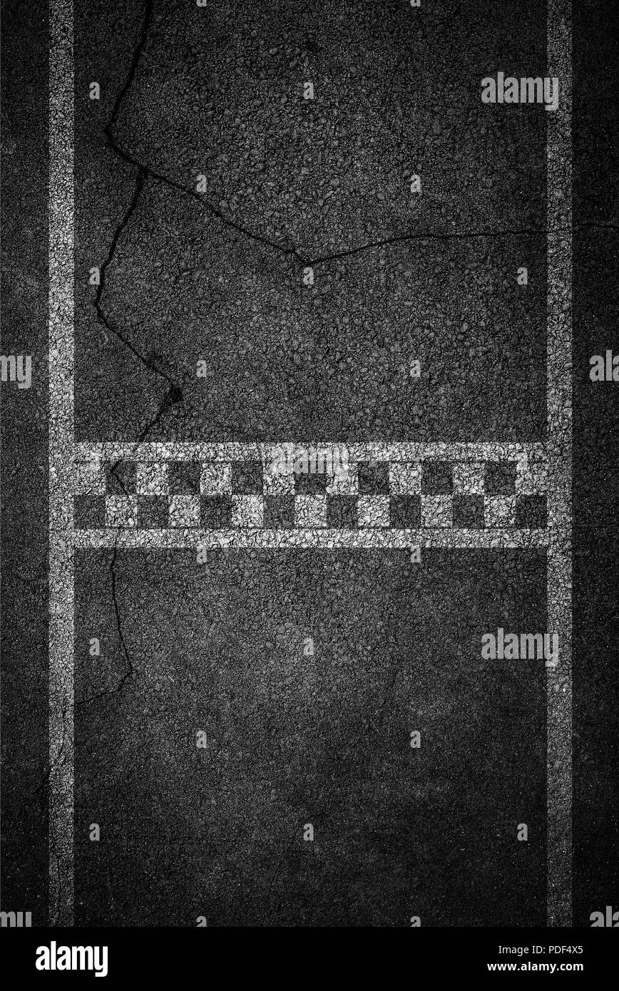 Crack line racing background Stock Photo - Alamy
