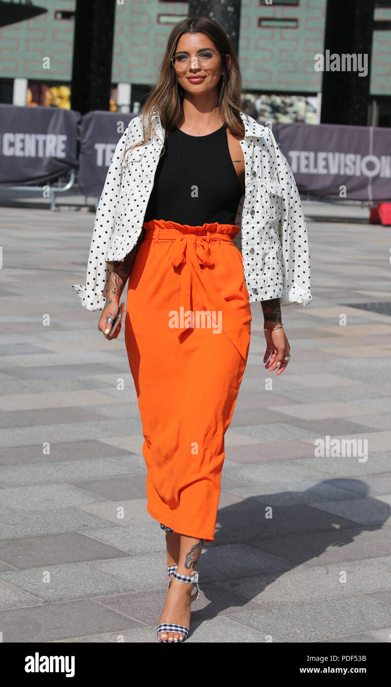 Darylle Sargeant and Ellie Jones outside ITV Studios Featuring: Darylle ...