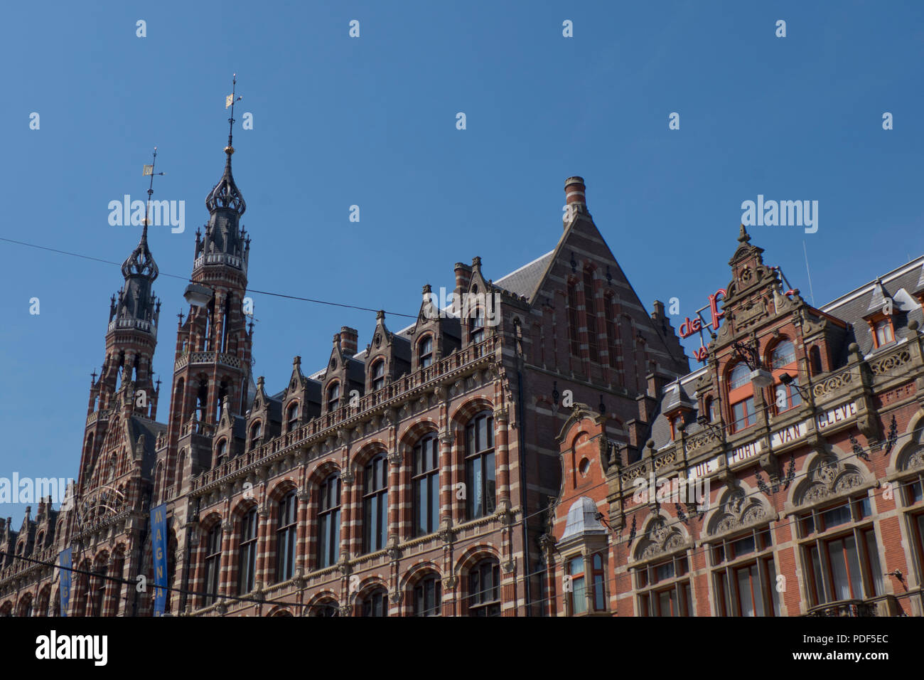 Aspect of typical Dutch office building in Amsterdam,Holland ...