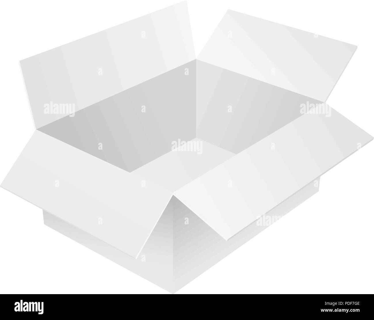 White open cardboard box hi-res stock photography and images - Alamy