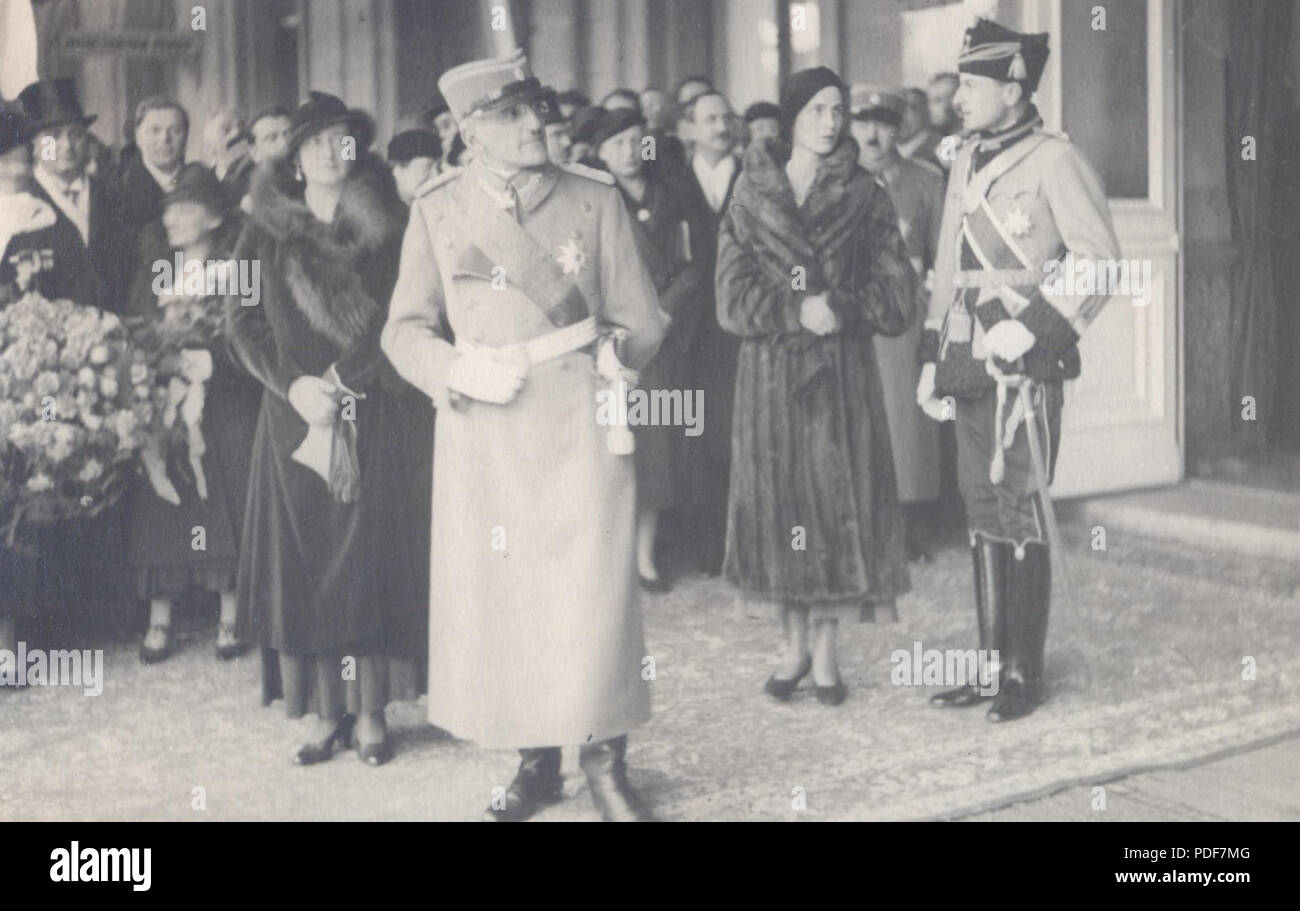 58 BASA-3K-16-2-2-Alexander I of Yugoslavia and Maria of Yugoslavia ...