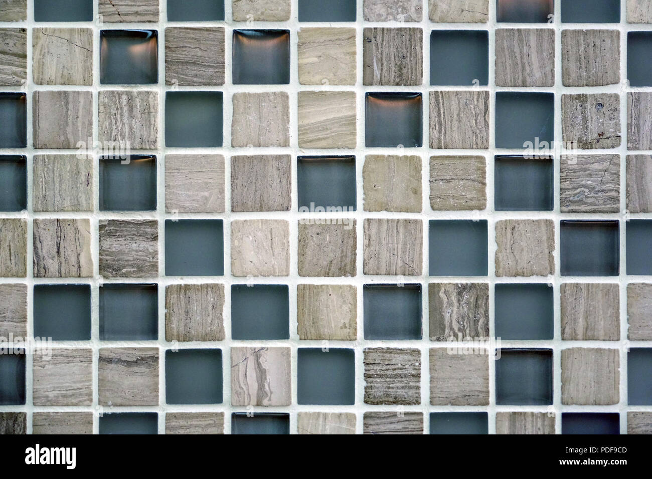 Pearl tiles. Closeup photo of Mother of pearl mosaic tiles. Different ...