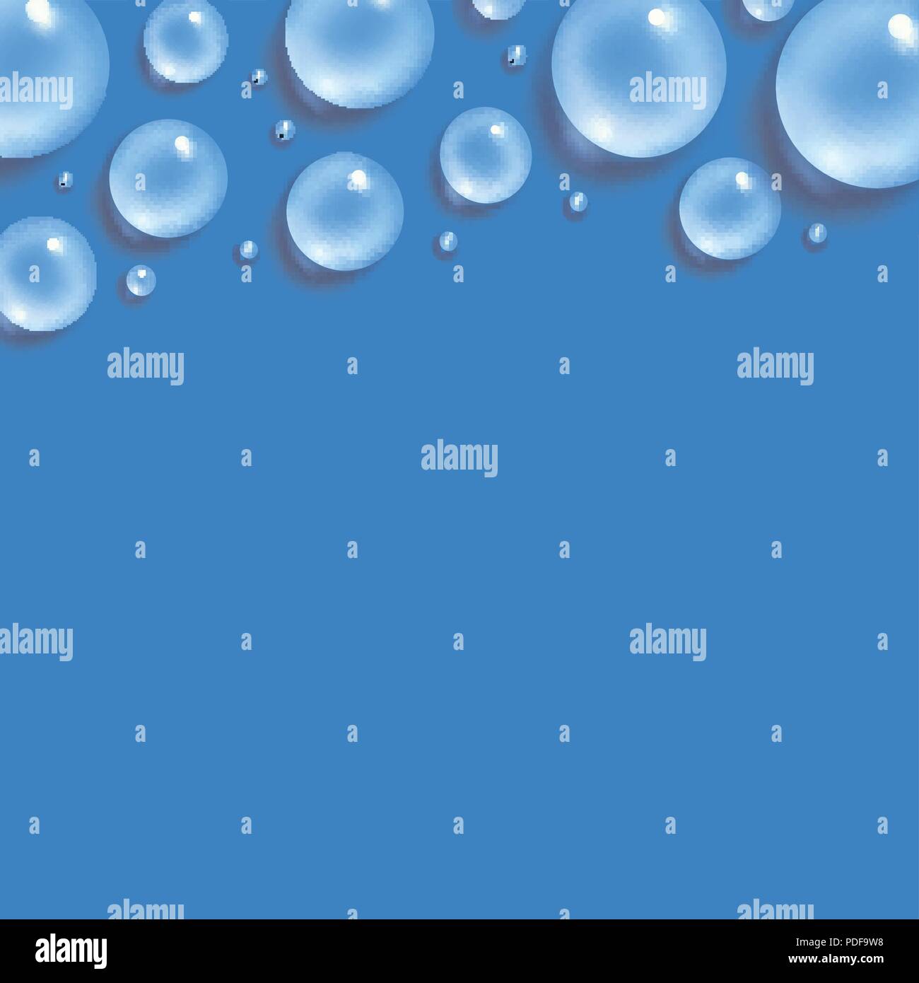 Drops of water vector illustration Stock Vector Image & Art - Alamy