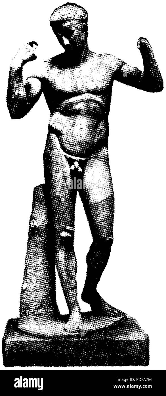 80 Bildhuggarkonst, Diadumenos, af Polykleitos, Nordisk familjebok ...