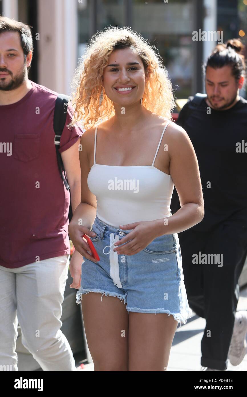 Raye seen arriving at the Global studios for radio interviews Featuring ...