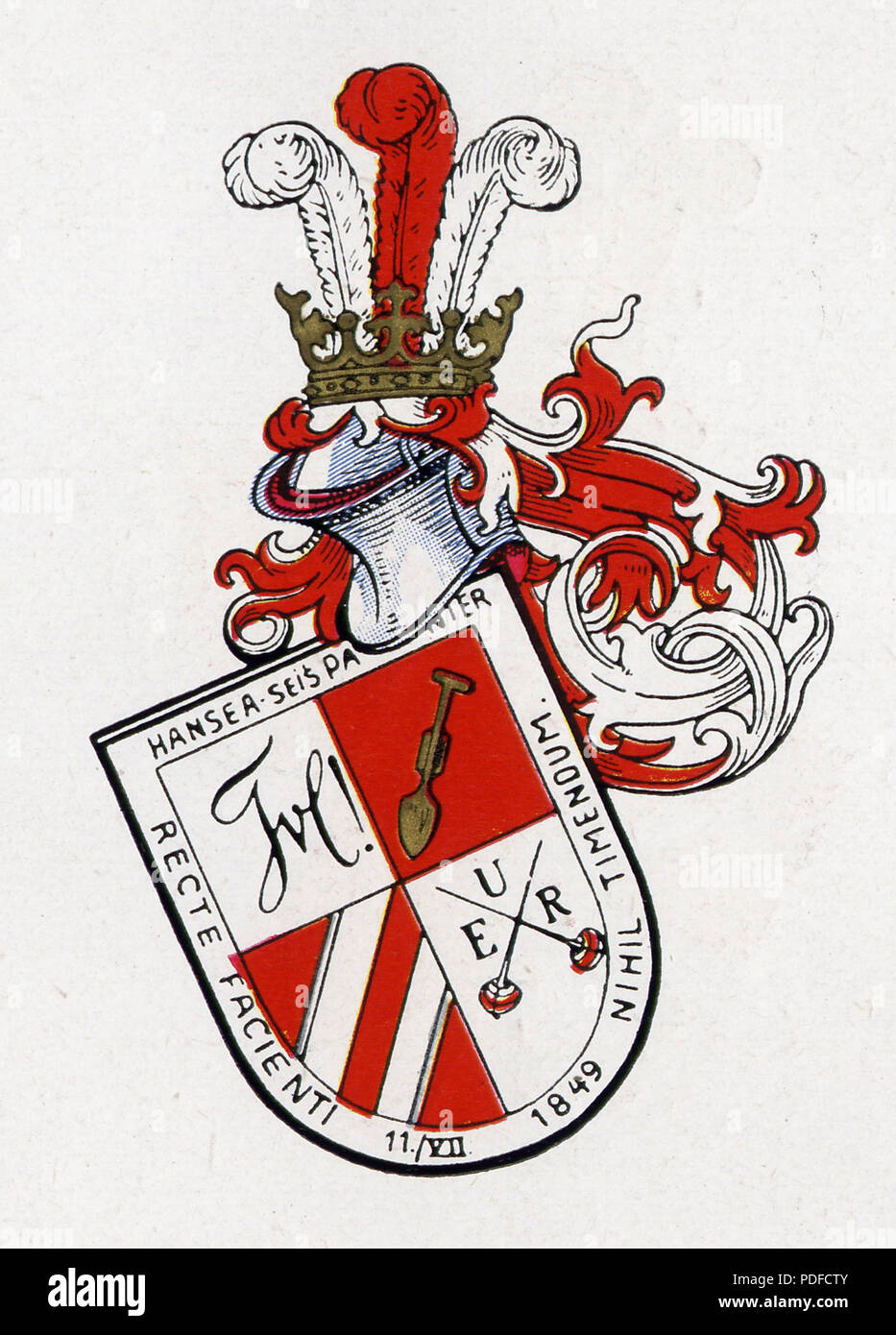 104 Corps Hansea Bonn (Wappen Stock Photo - Alamy