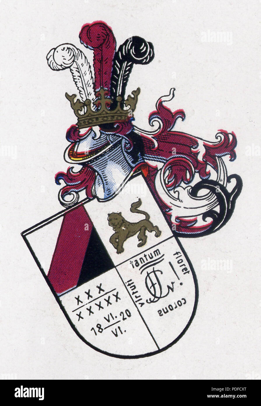 104 Corps Thuringia Jena (Wappen Stock Photo - Alamy