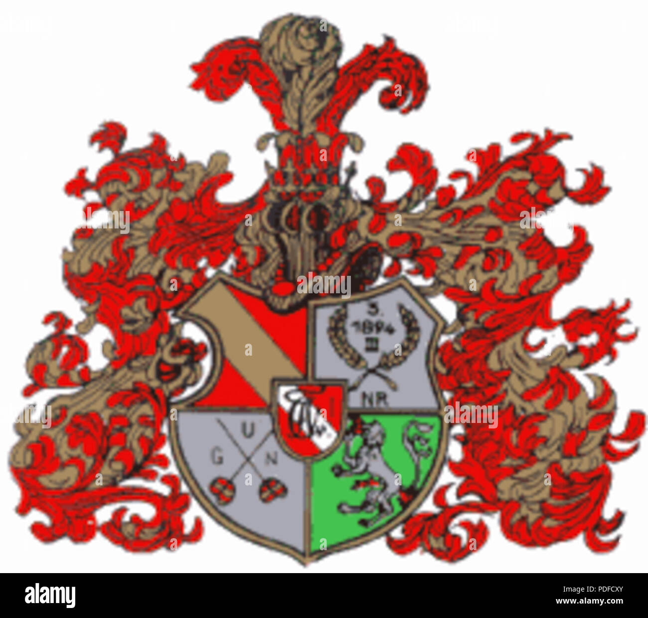 104 Corps Vandalia Graz (Wappen Stock Photo - Alamy