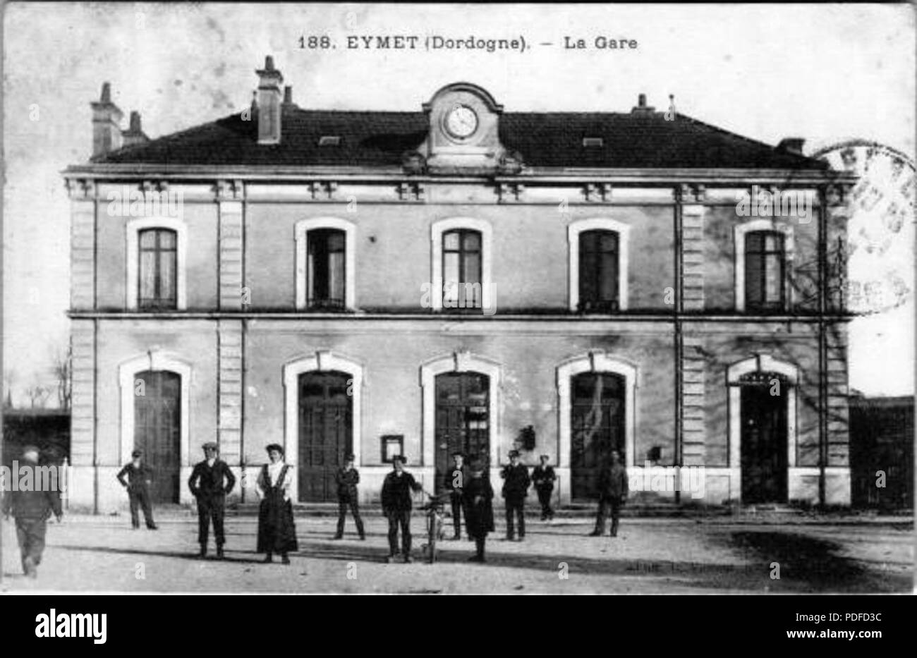 106 CP Eymet Gare Stock Photo - Alamy