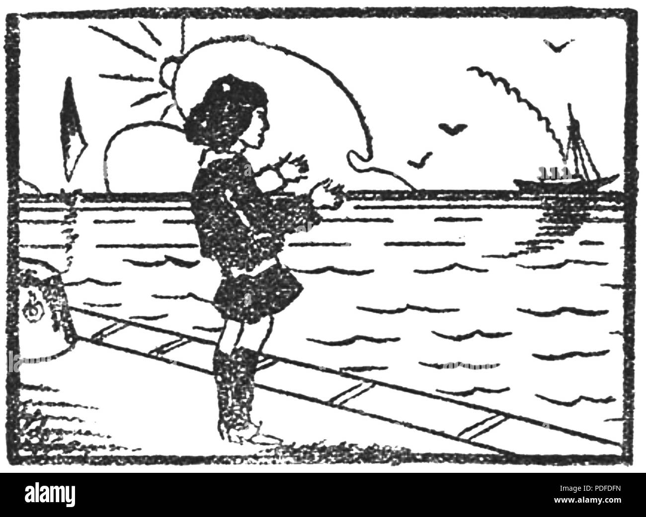 108 Daniel De Foe - Robinson Kruzoe p08 Stock Photo - Alamy