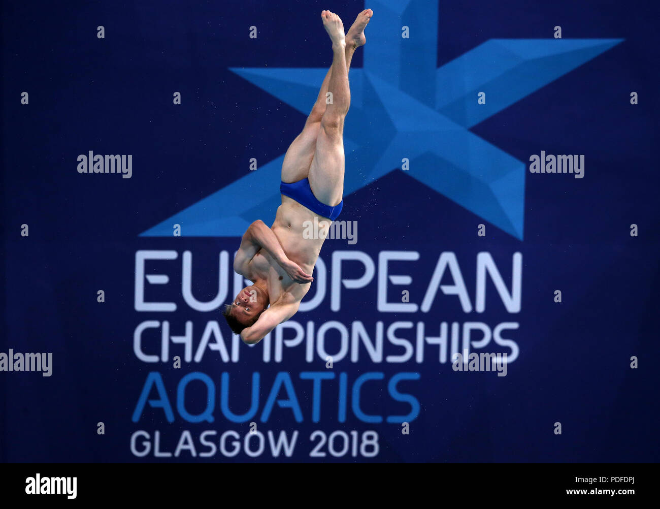 Finland's Juho Junttila in action in the Men's 3m Springboard diving during day eight of the ...