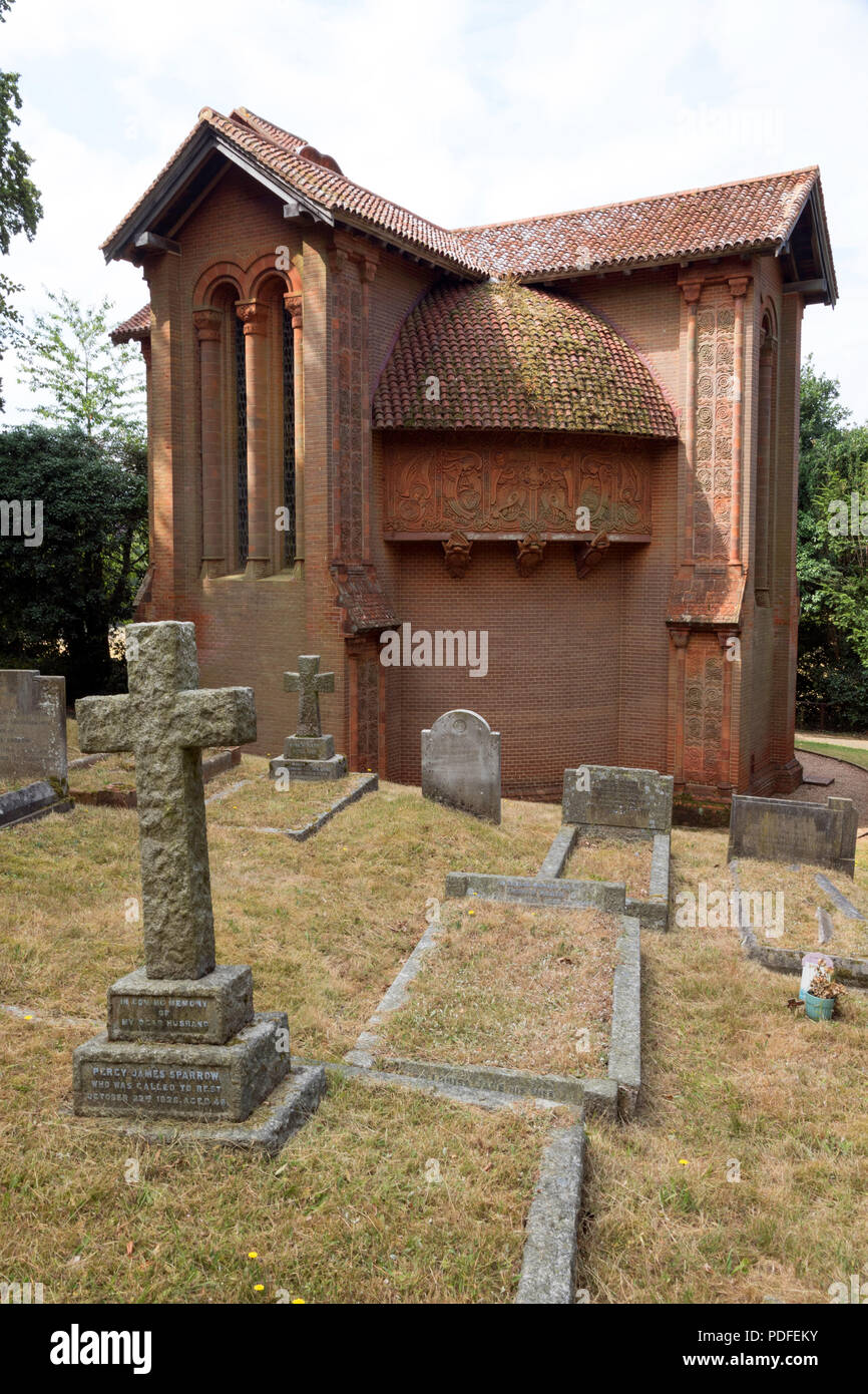 Watts chapel cemetery compton surrey hi-res stock photography and ...