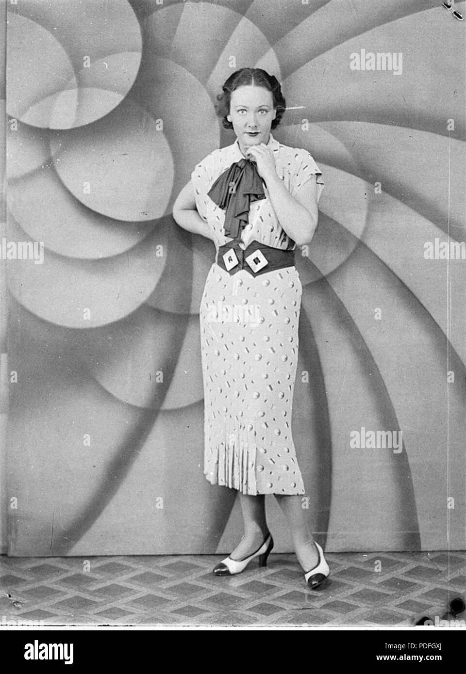 159 SLNSW 37278 Fashion model taken in the studio Stock Photo - Alamy