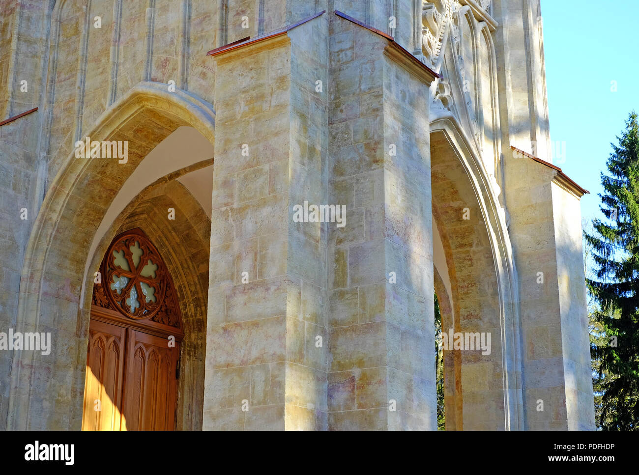 Church, temple, chapel, place of worship of the congregation Stock ...