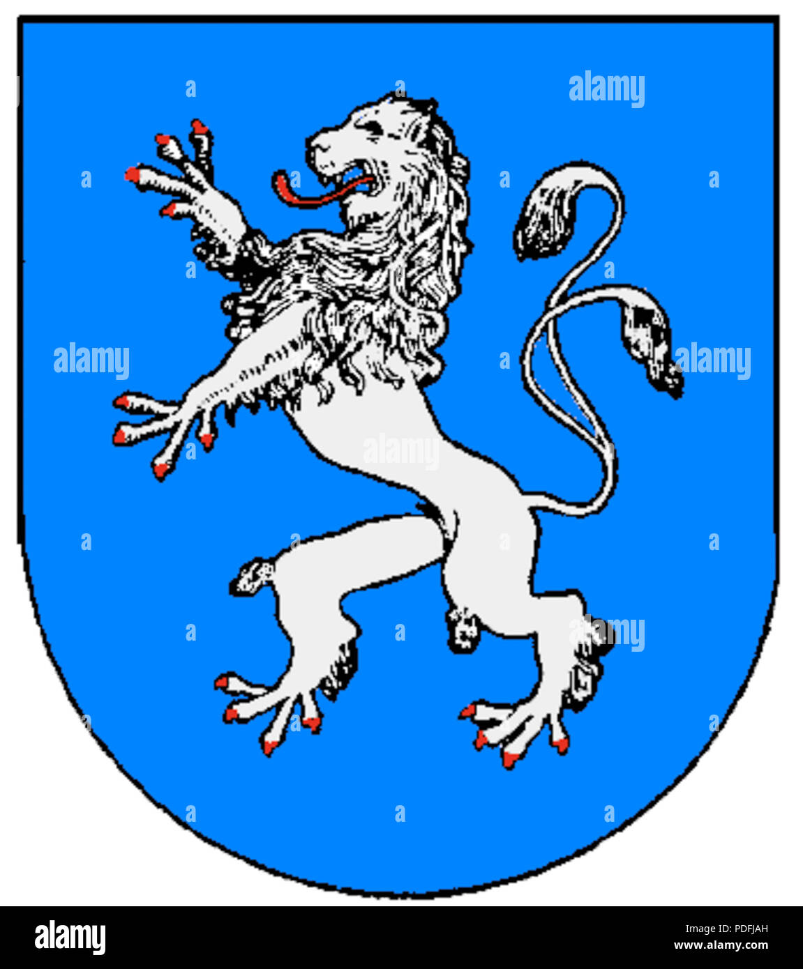 149 Halland coat of arms Stock Photo - Alamy