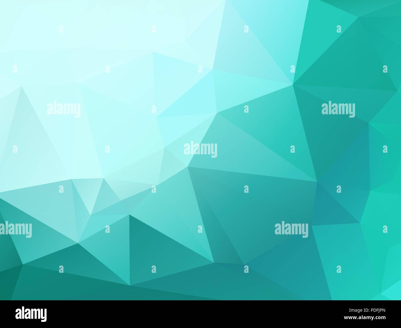 Mosaic triangle blue green Stock Vector Images - Alamy