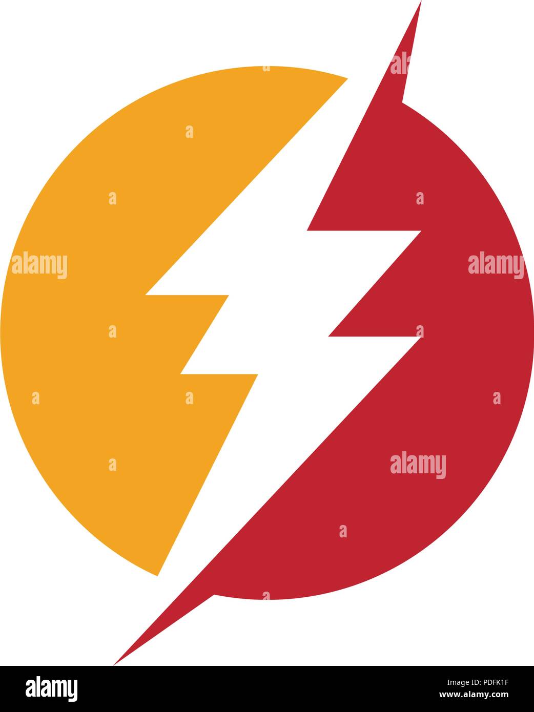 Lightning Logo Template vector icon illustration design Stock Vector ...