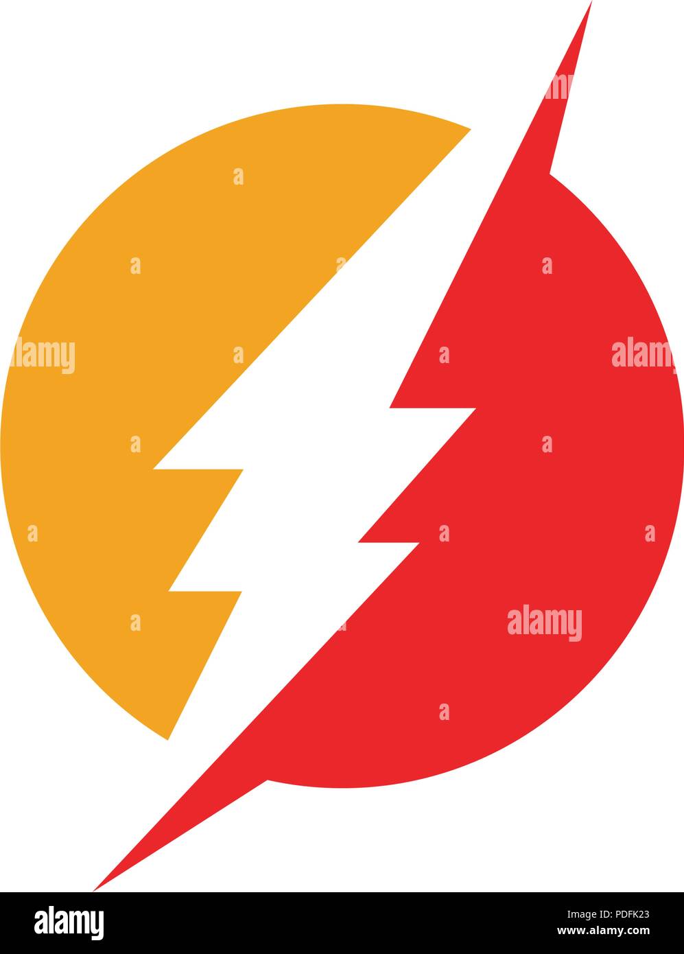Lightning Logo Template vector icon illustration design Stock Vector ...