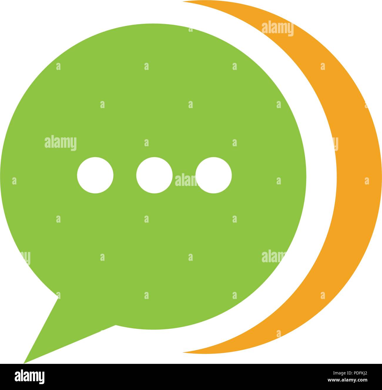 Speech mark logo Stock Vector Images - Alamy