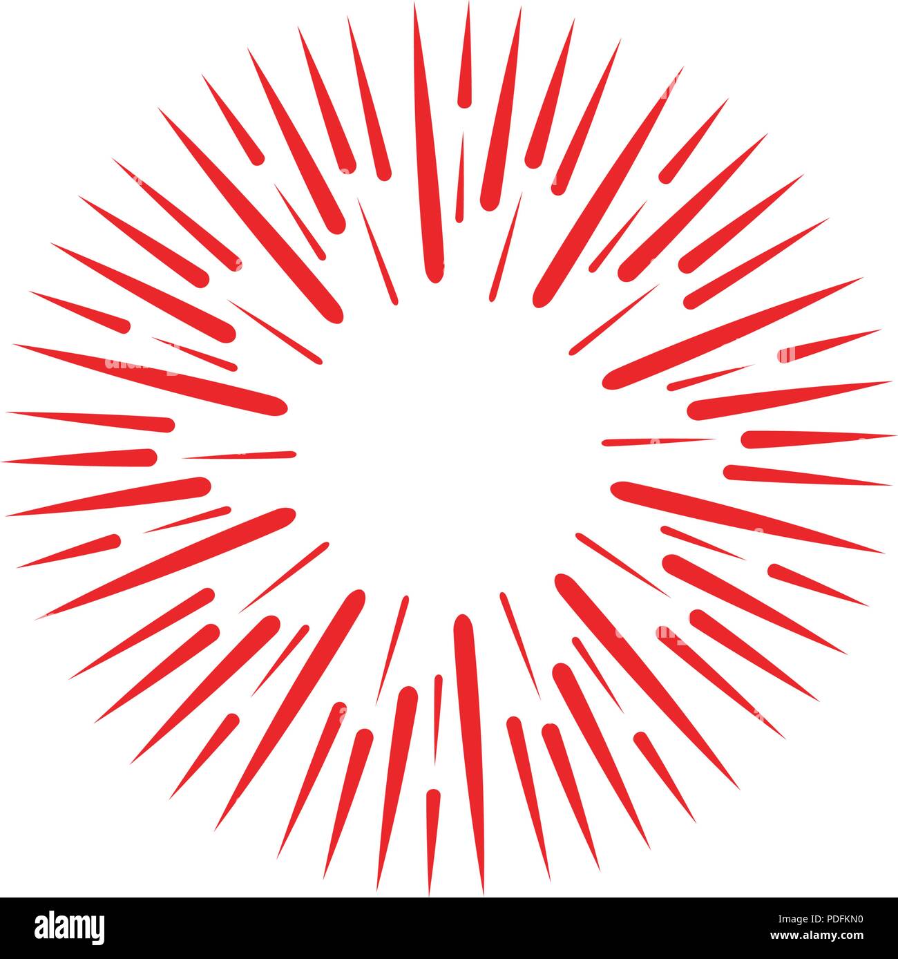 firework burst rays. Vector illustration design template Stock Vector ...