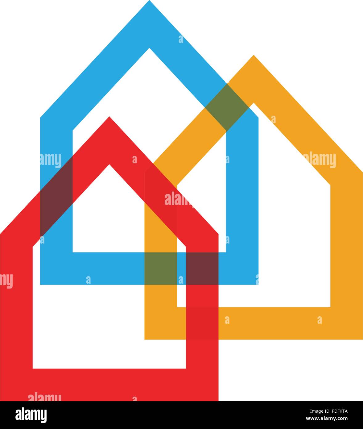 Real Estate , Property and Construction Logo design Stock Vector Image ...