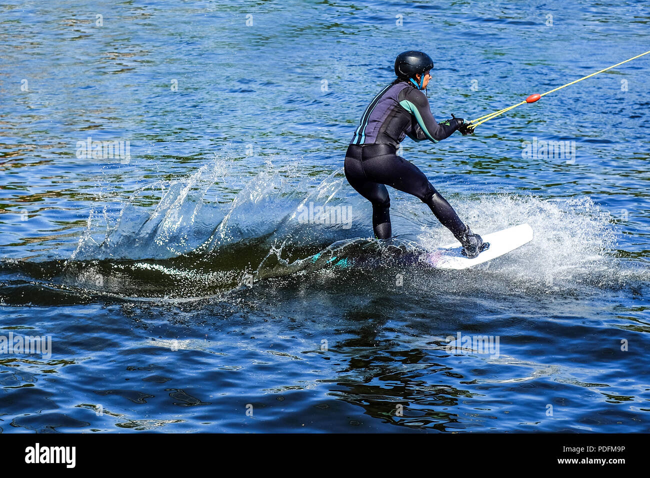 Windsurfing woman hi-res stock photography and images - Alamy