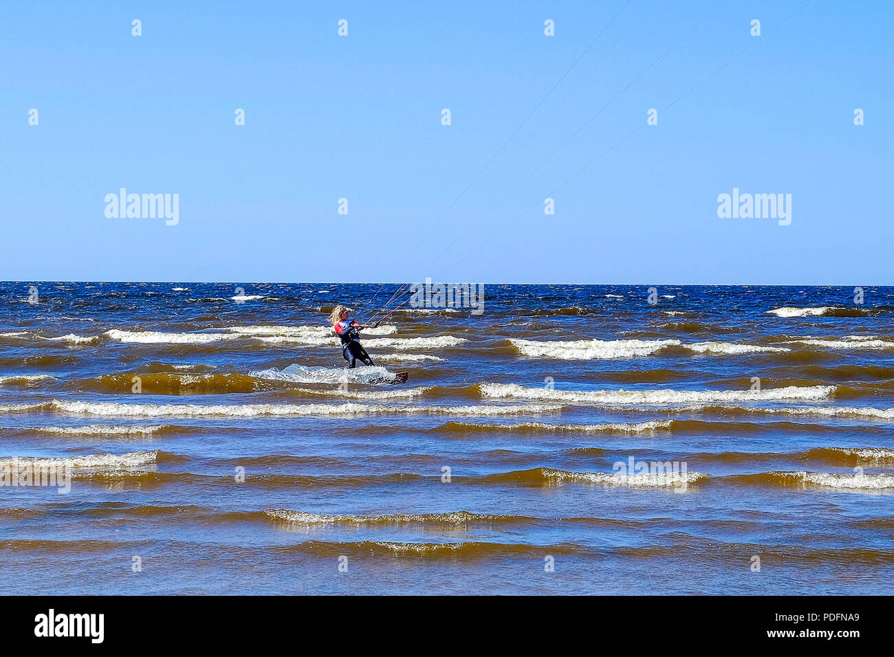 Windsurfing woman hi-res stock photography and images - Alamy