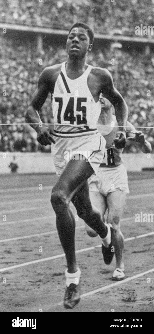 171 John Woodruff 1936 Stock Photo - Alamy