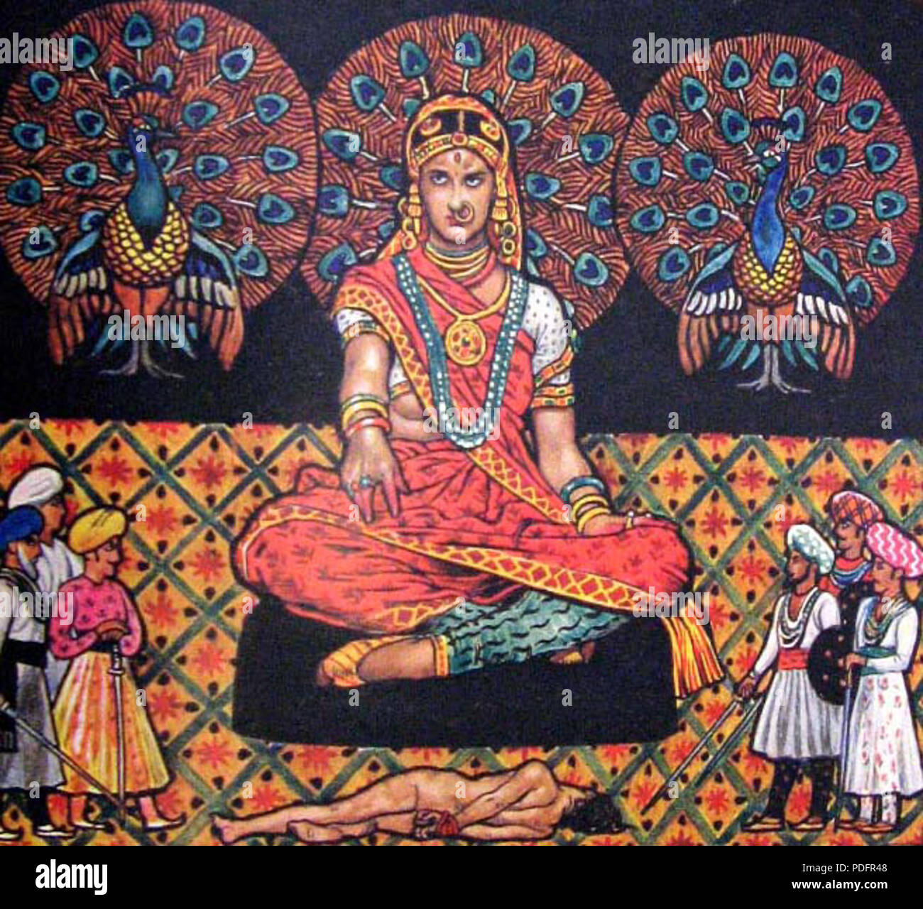 14 Garden of Kama by Byam Shaw02 Stock Photo - Alamy