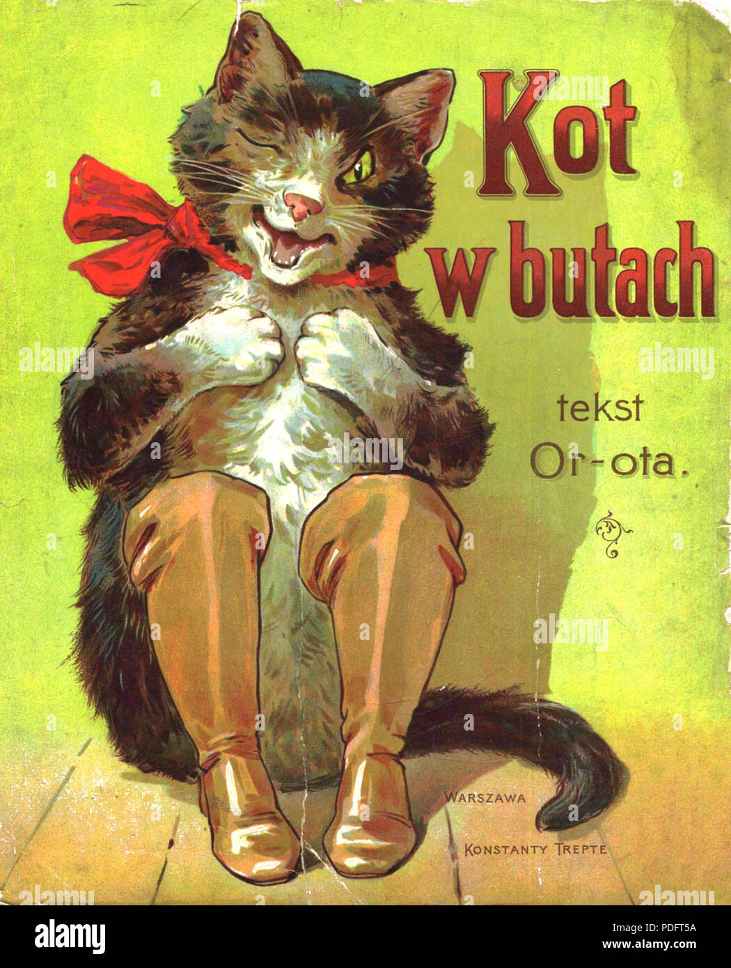 185 Kot w butach (Artur Oppman) page 0001a Stock Photo - Alamy
