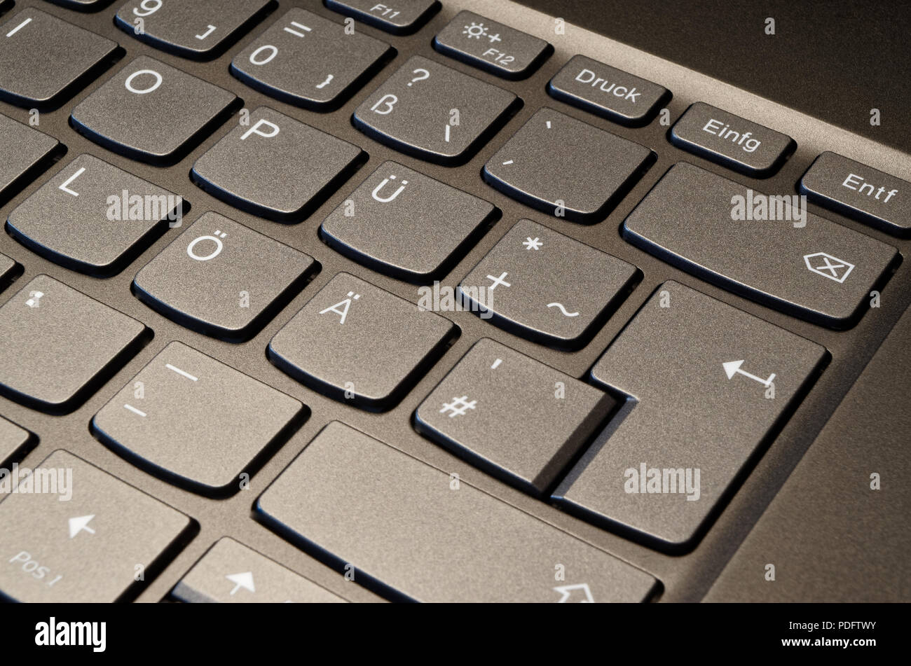 German keyboard hi-res stock photography and images - Alamy