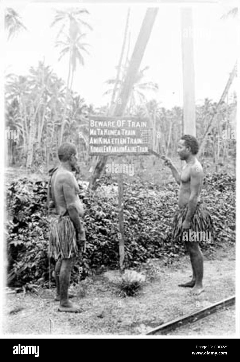 91 Notice train Nauru Stock Photo - Alamy