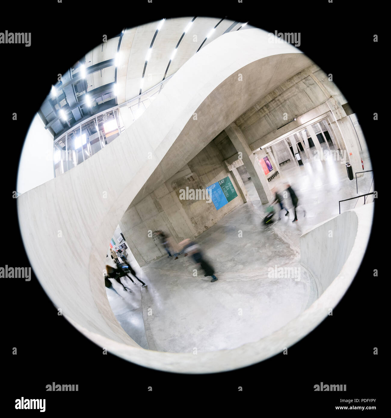 Tate Modern Art Gallery, The Blavatnik Extension, London Stock Photo ...