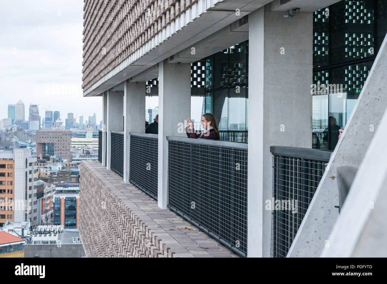 Tate Modern Art Gallery, The Blavatnik Extension, London Stock Photo ...